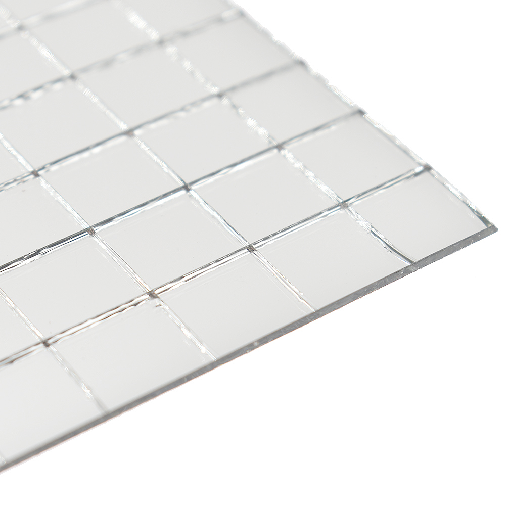 Self-Adhesive Real Glass Craft MINI Mirror Mosaic Tiles DIY Home Wall ...