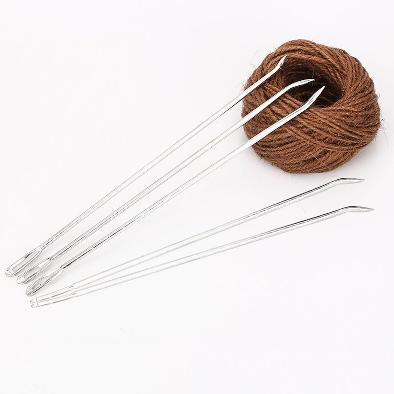 5Pcs Metal Burlap Sack Bag Packing Curved Tip Stitching Needles Hand ...