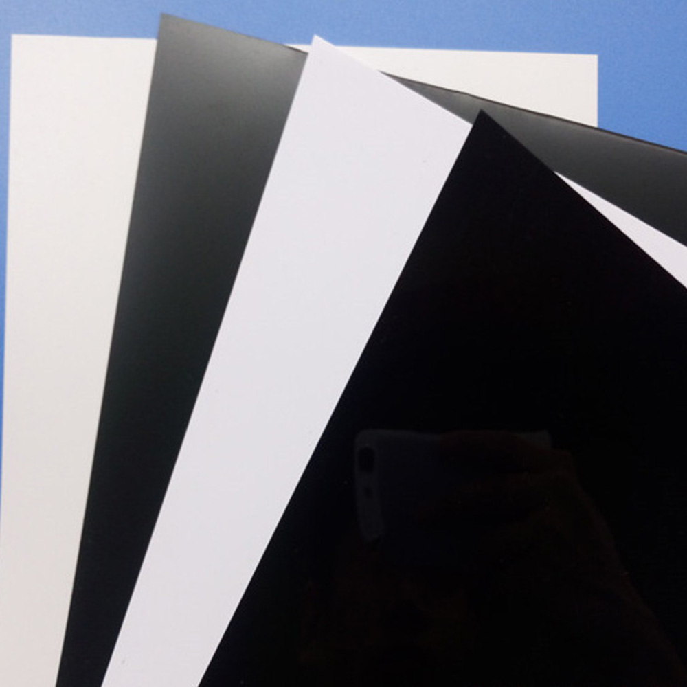 10Pcs A4 Matt Black PVC Sticker Paper for Label Making Craft Sheet ...