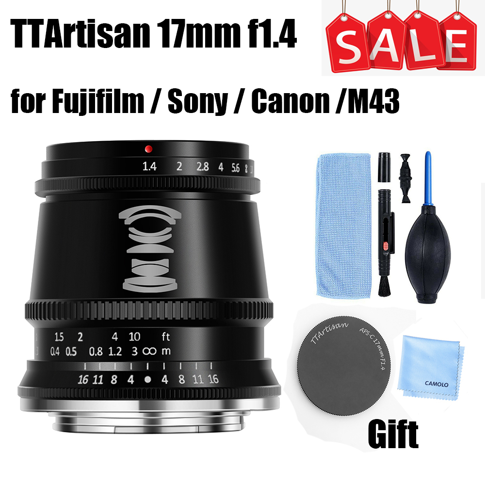 Ttartisan 17mm F1 4 Aps C Format Wide Angle Lens For Fujifilm X Canon
